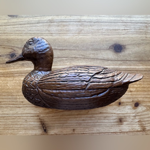 Red Mill | Accents | Vintage Usa Hand Crafted Red Mill Mallard Duck ...